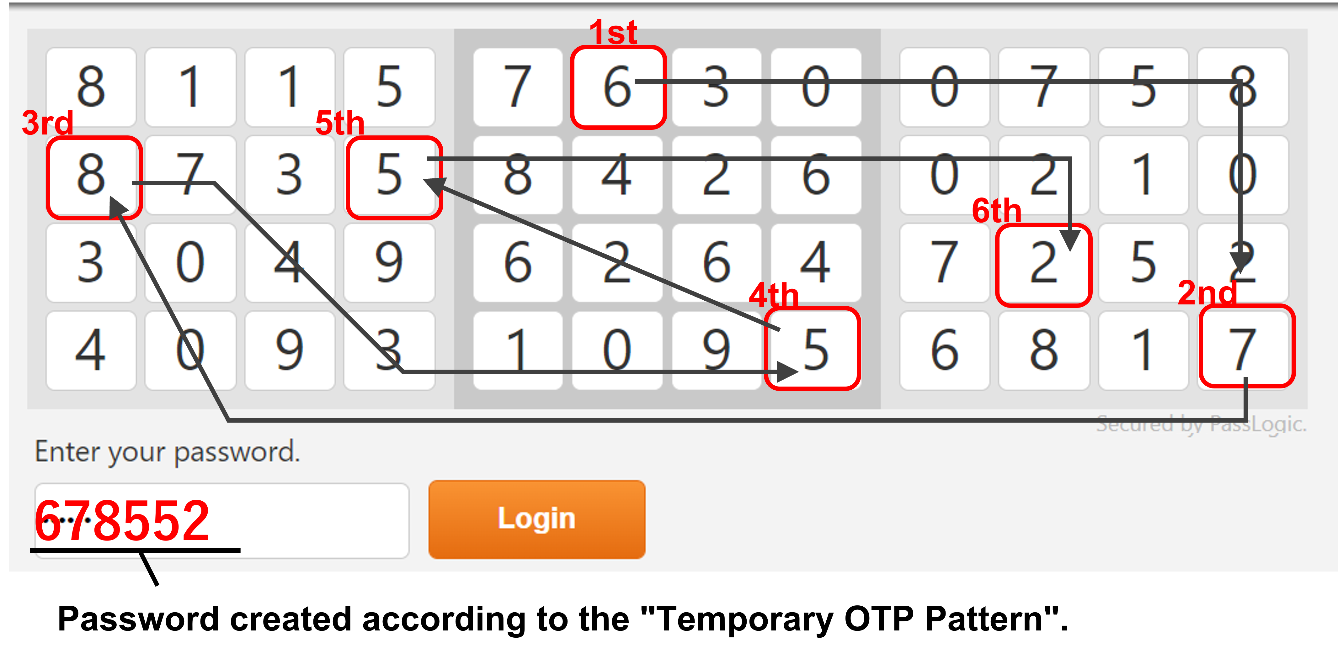 Initial Setting (with a Random Number Table) | VPN multi factor ...